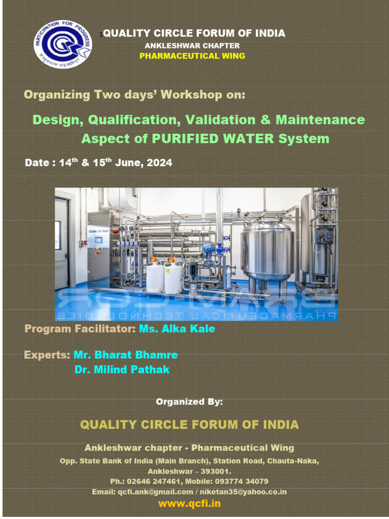 Purified Water System Brochure June | PDF | Purified Water | Water ...