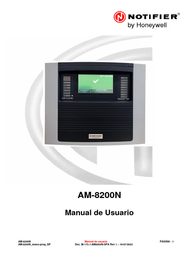 AM-8200N Manual Usuario Rev2 | PDF | Contraseña | Diodo emisor de luz