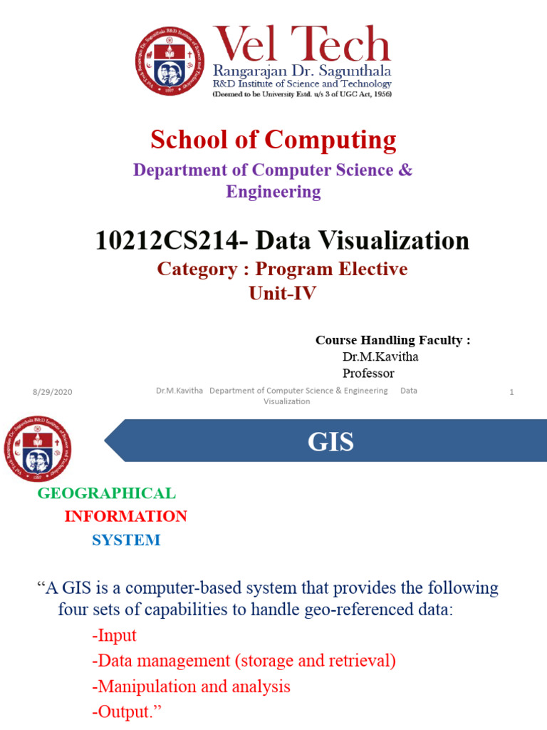 10212cs214 Data Visualization Unit 4 Part 2 04.03.2024 | PDF | Contour Line | Map
