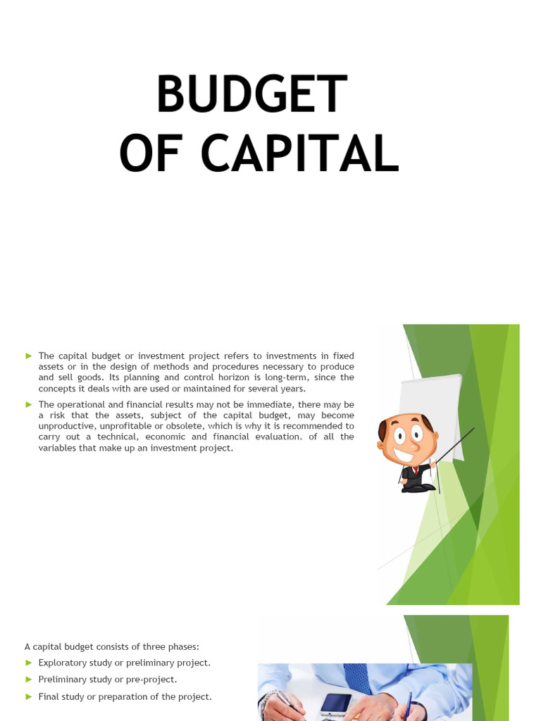 Capital Budget Presentation | PDF | Capital Budgeting | Investing