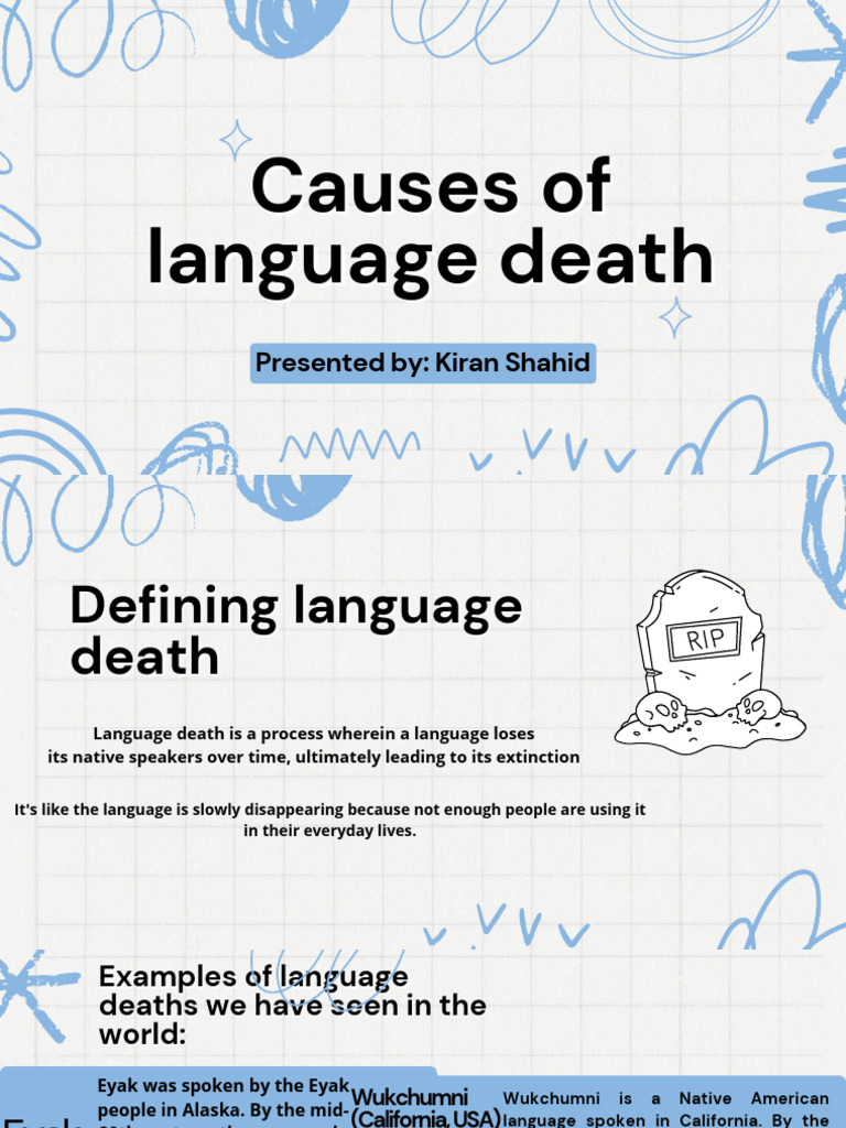 Causes of Language Death | PDF | Cultural Geography | Sociolinguistics