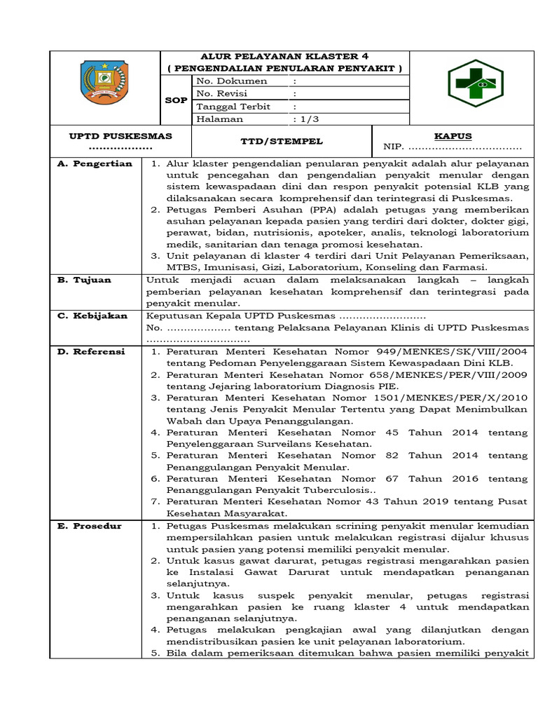 Sop Klaster 4 | PDF | Sains & Matematika