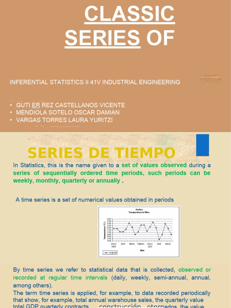 Classic Time Series Model Pdf Time Series Seasonality