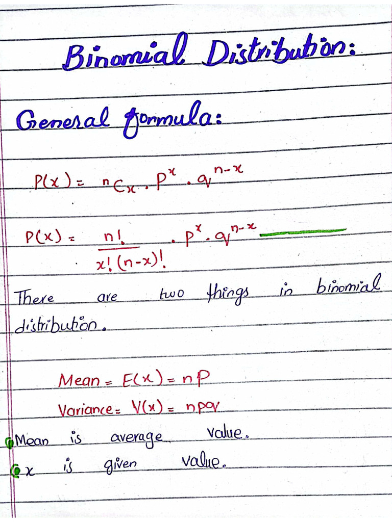 Binomial Distribution 1 | PDF