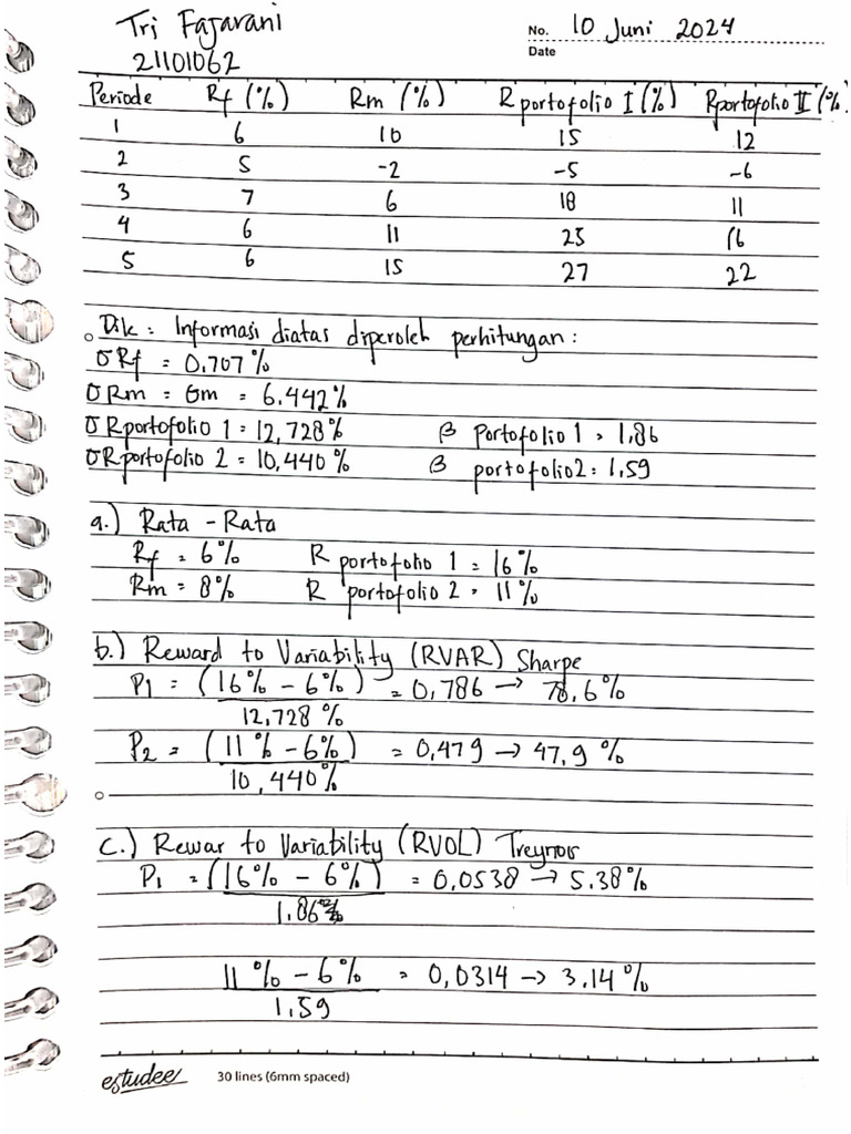 Tugas Manajemen Investasi | PDF