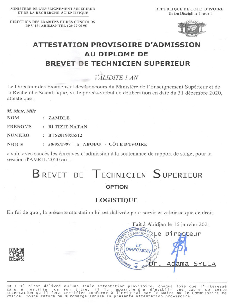 Diplôme Bts | PDF