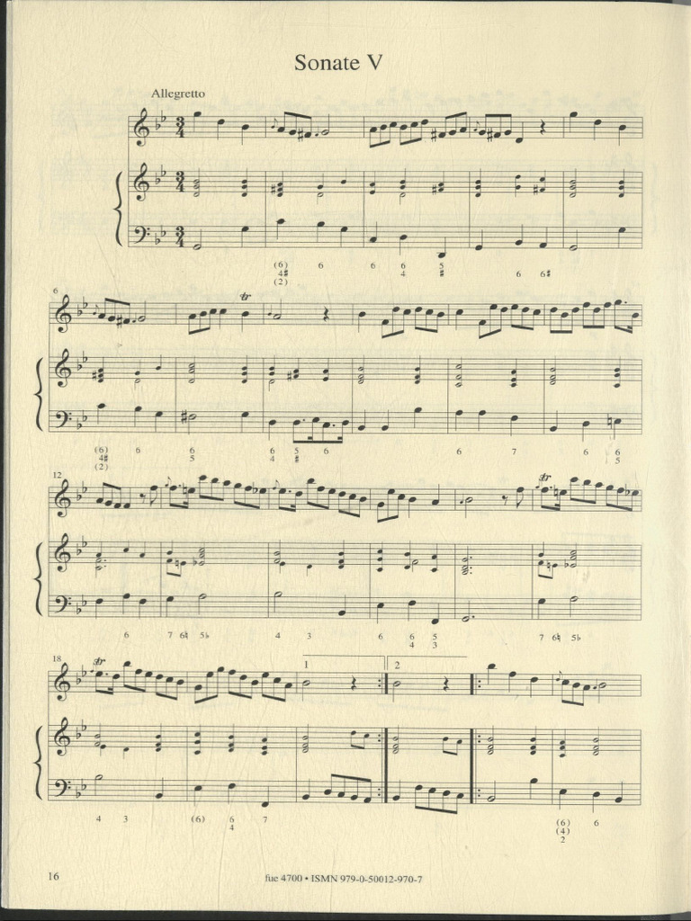 Anna-Bon Sonata | PDF