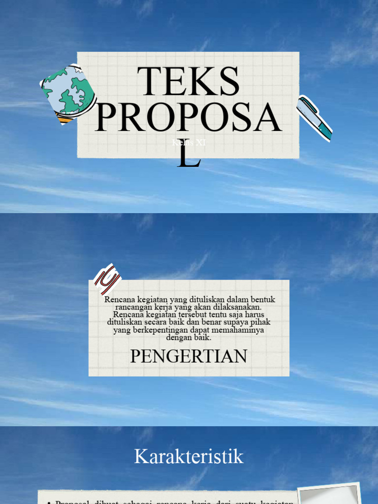 Teks Proposal | PDF | Karier & Perkembangan