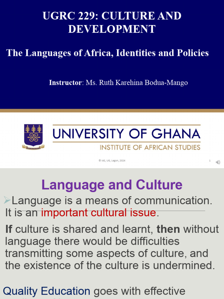 Languages Africa Week+4-+2024 | PDF | Linguistics | Languages