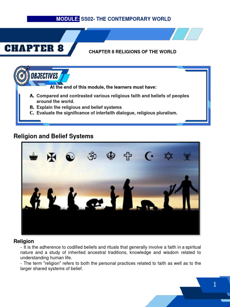 SS02 Chapter 8 - Religions of The World | PDF | Muhammad | God