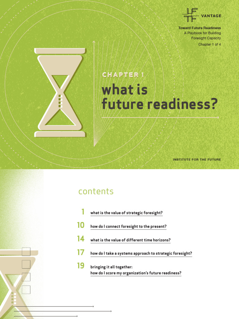 IFTF Vantage FutureReadinessPlaybook Chapter1of4-1 | PDF | Mindset | Risk IFTF Vantage FutureReadinessPlaybook Chapter1of4-1 | PDF | Mindset | Risk