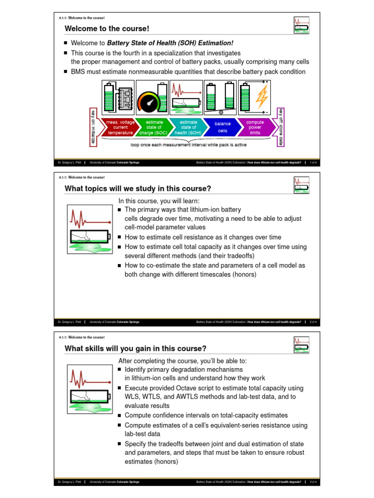 4.state of Health Estimation | PDF | Lithium Ion Battery | Electrode
