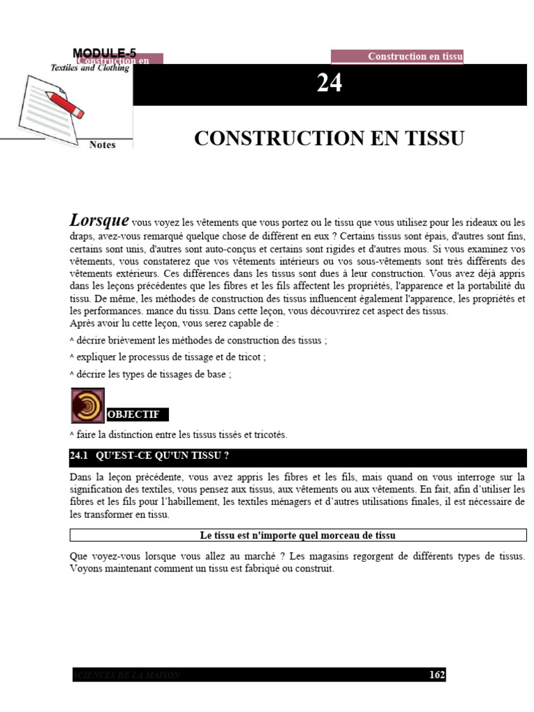 Méthodes de construction des tissus | PDF | Tissage | Les textiles