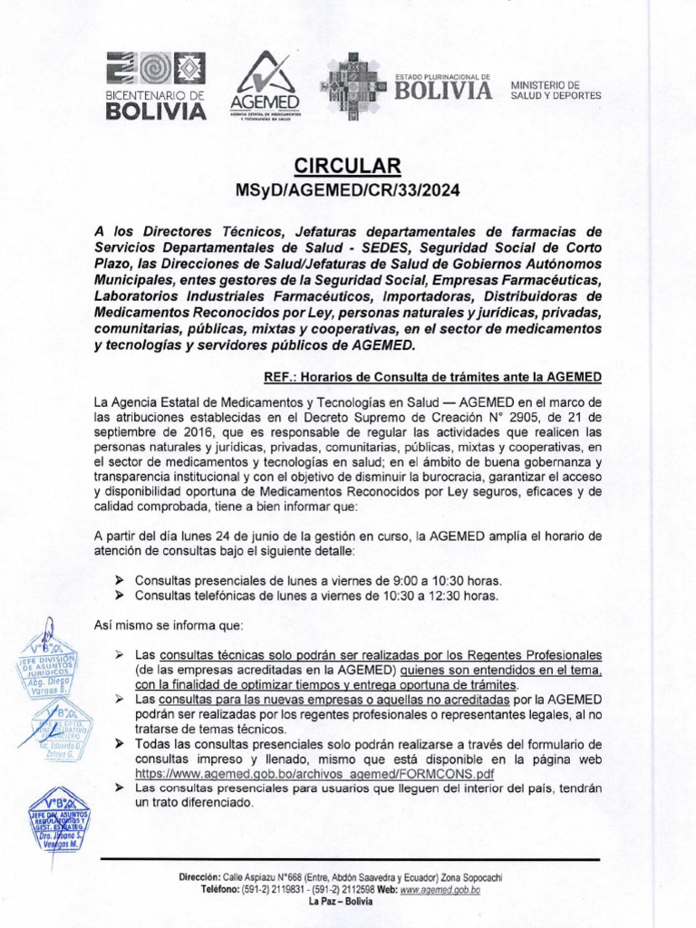 Circular 33 2024 | PDF