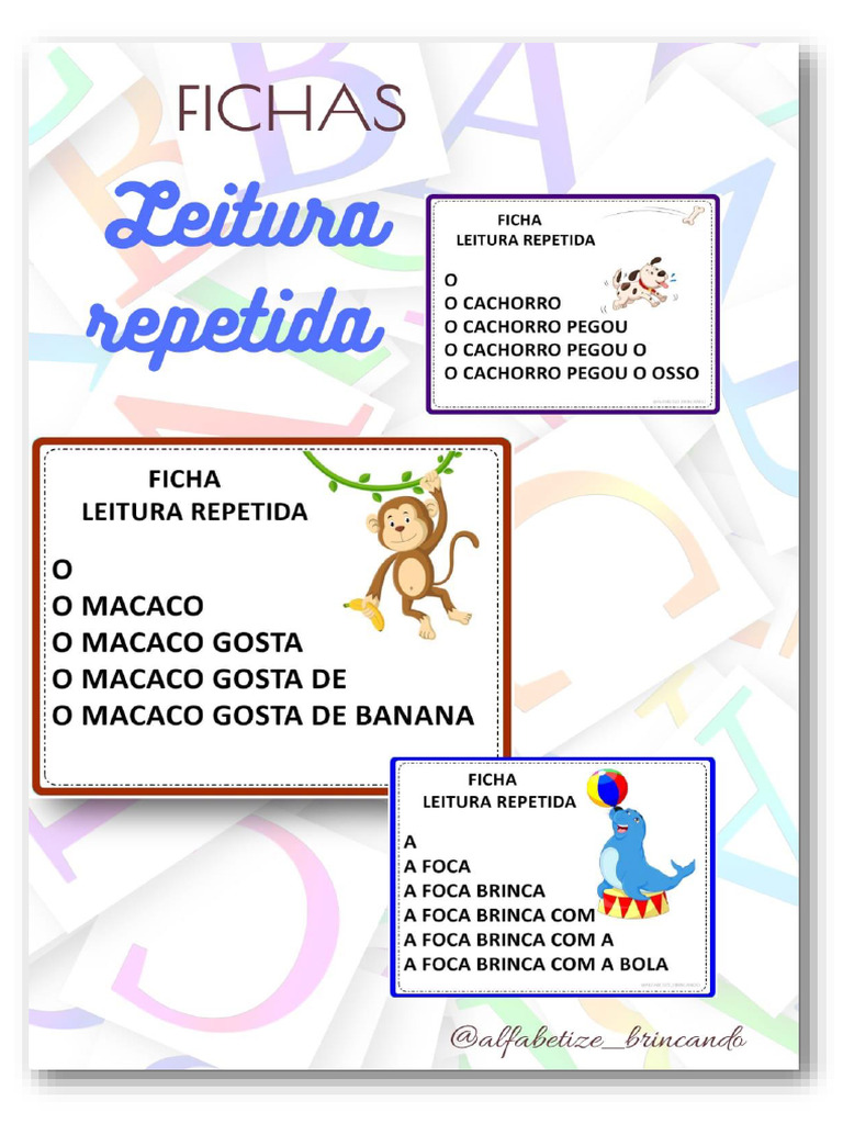 Fichas - Leitura Repetida | PDF