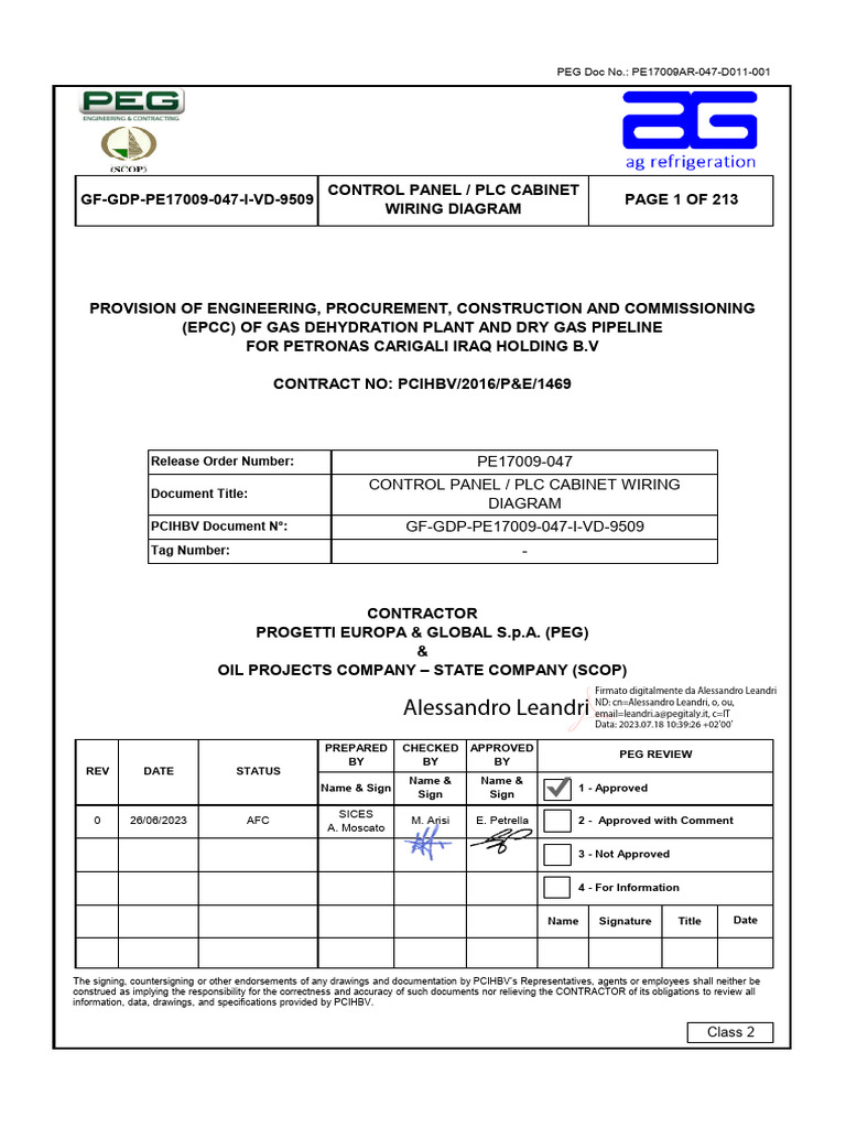GF-GDP-PE17009-047-I-VD-9509 - 0 PLC Wiring Diagram - Approved | PDF ...