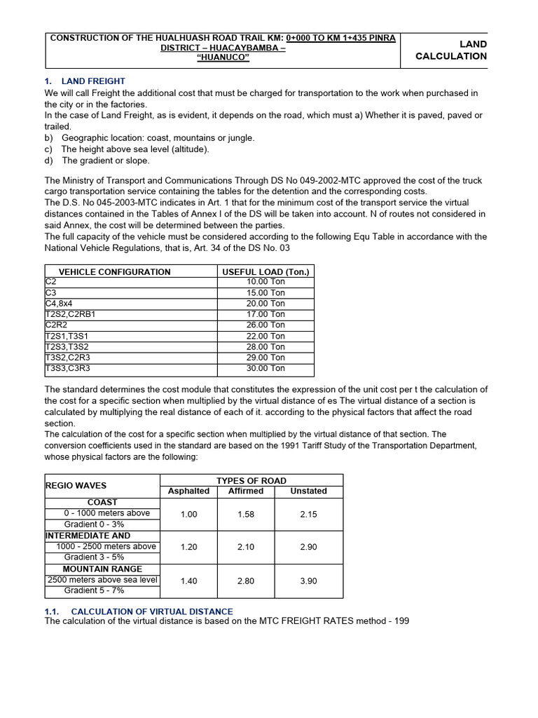 Freight Calculation | PDF | Cargo | Transport