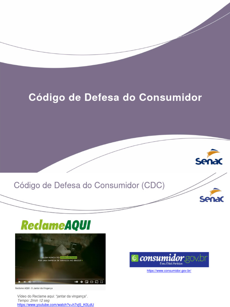 Código De Defesa Do Consumidor Pdf Proteção Ao Consumidor Economias