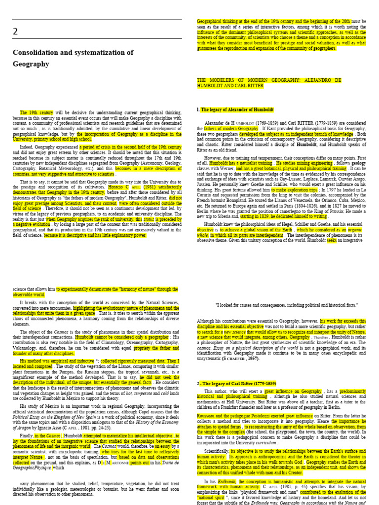 Estebanez - Trends and Current Problems in Geography | PDF | Geography ...