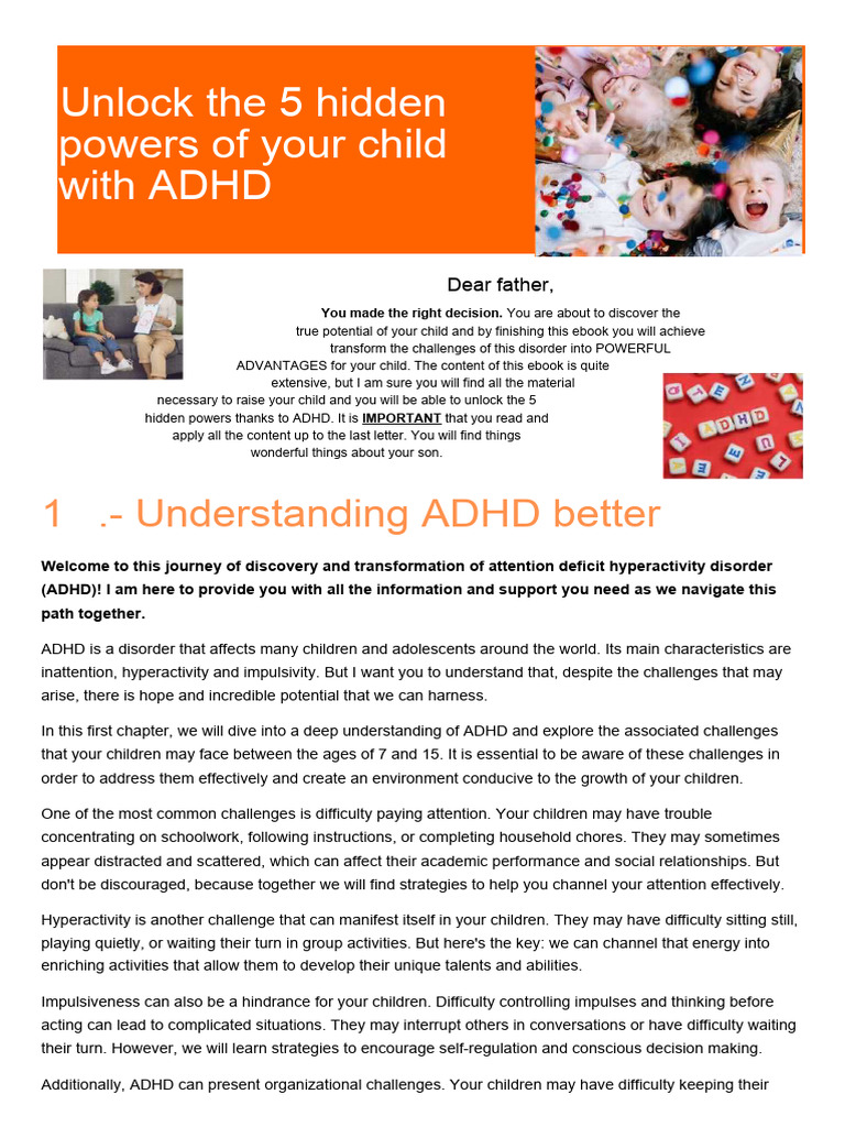 Ebook Unlocking The 5 Hidden Powers of ADHD | PDF | Creativity | Attention Deficit Hyperactivity ...