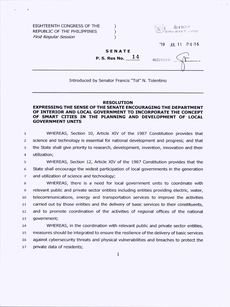 Senate: O ( LLF '? T F T - Iit | PDF | Economies