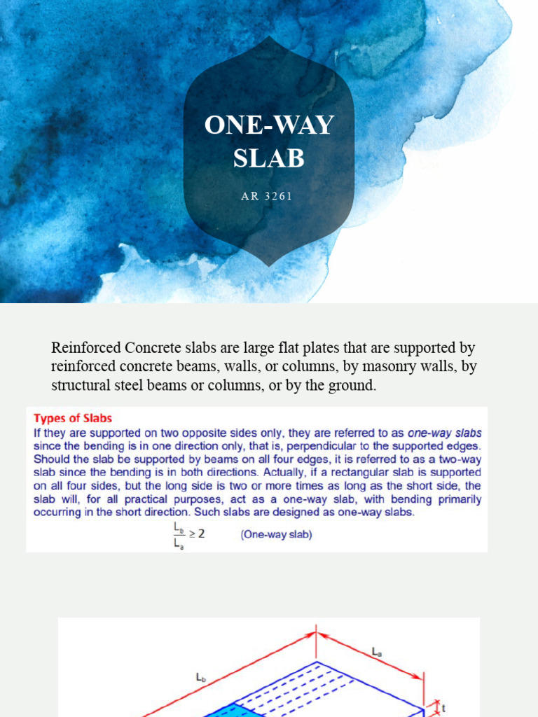 One-Way Slab | PDF