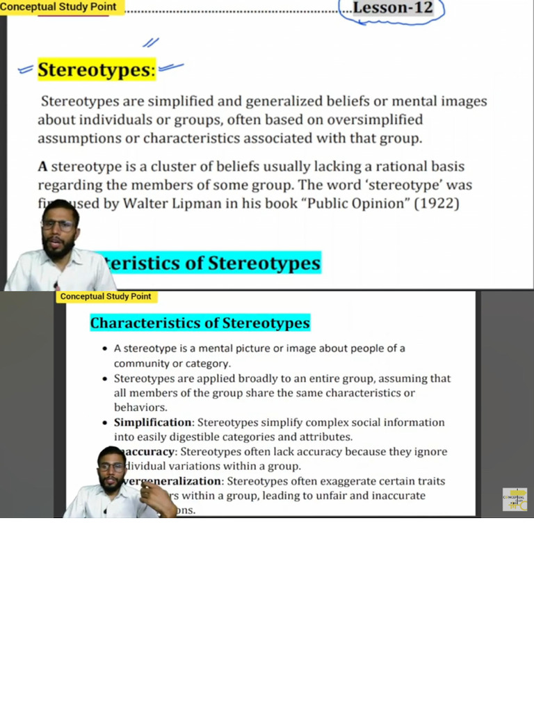 Social Psychology Stereotypes and Prejudice | PDF