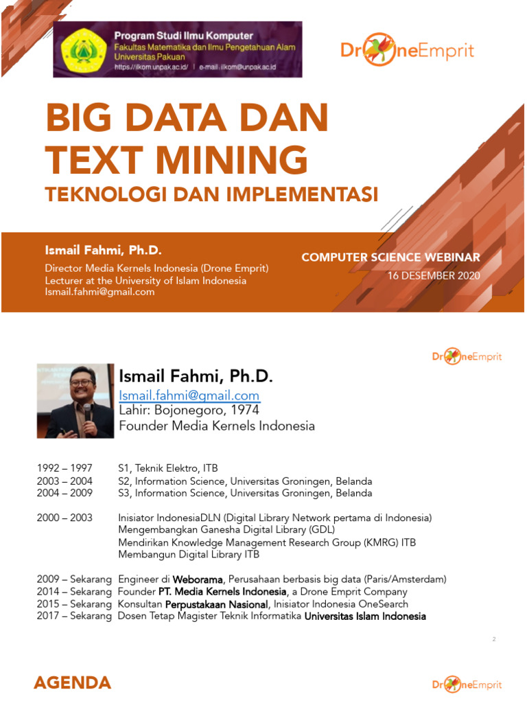 Univ Pakuan Text Mining | PDF | Komputer