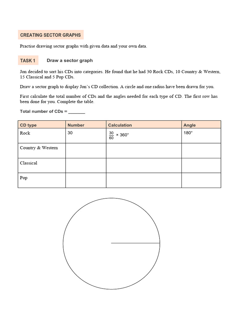 Creating Sector Graphs | PDF