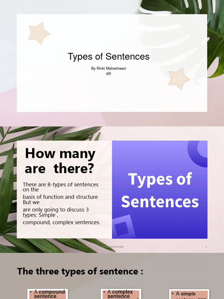 Simple, Compound, Complex Sentences | PDF | Sentence (Linguistics ...