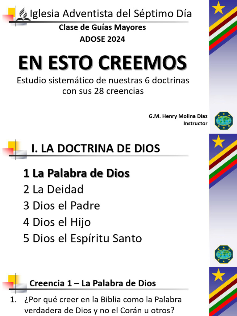 02-Programa en Esto Creemos 2024 - GUIAS MAYORES ADOSE | PDF | Biblia ...