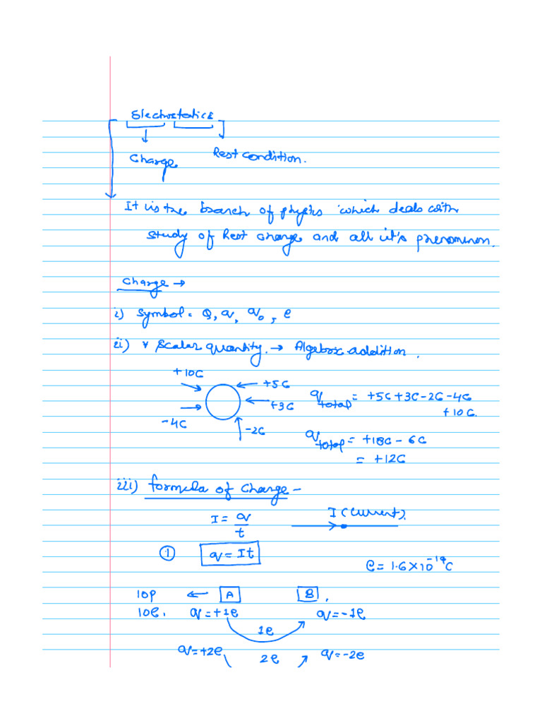 Electric Charge and Field Complete | PDF | Electrical Conductor ...