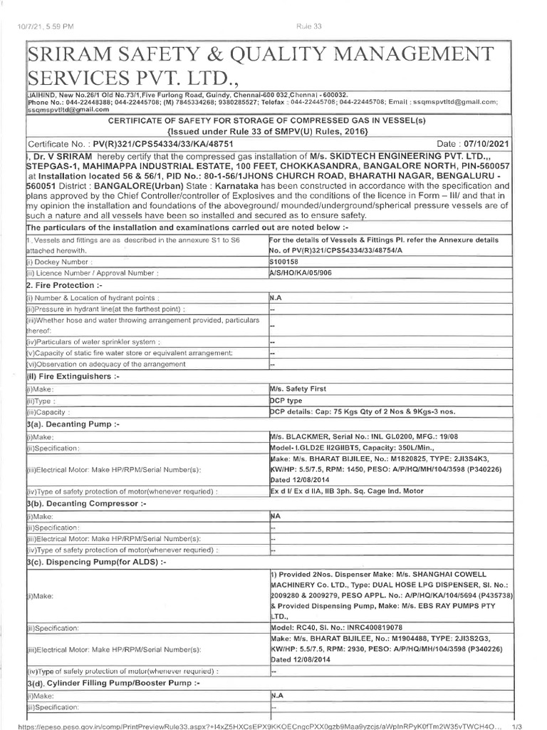 Rule 33 Coles Park | PDF