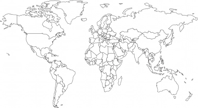 Blank World Map | PDF