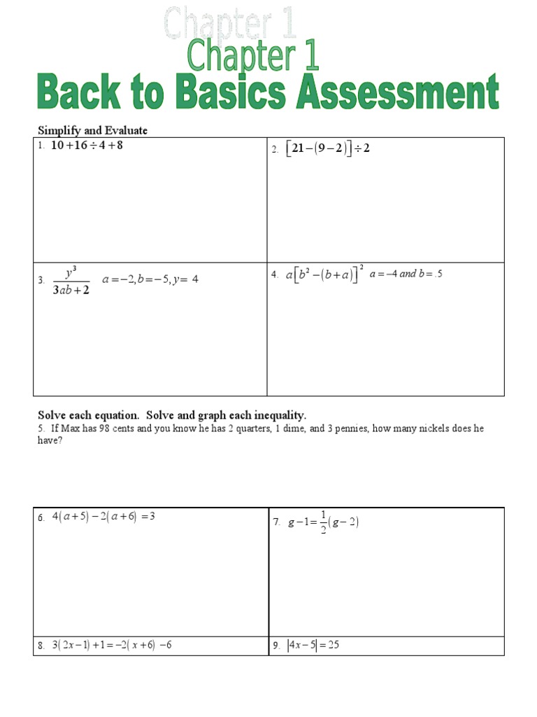 Solving Equations Inequalities Absolute Value Eqs and Ineqs | PDF ...
