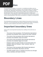 Types of Geographical Boundaries Explained | PDF | Hutu | Tutsi