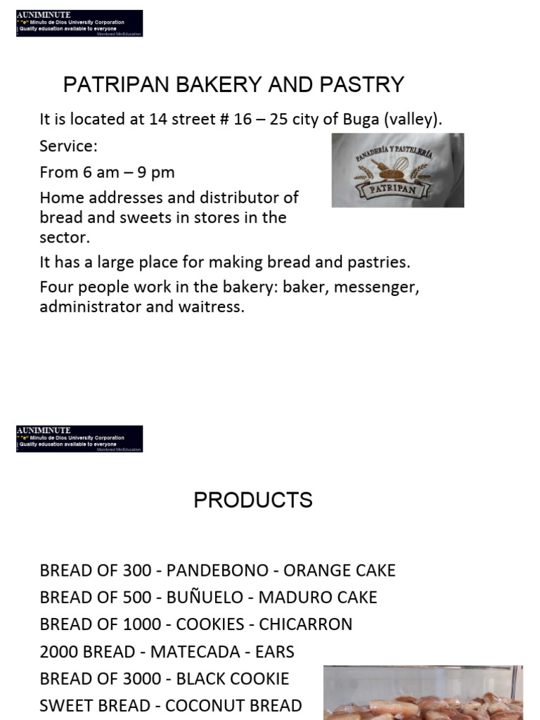Patripan Bakery and Pastry Inventory (Finished) | PDF | Inventory | Bakery