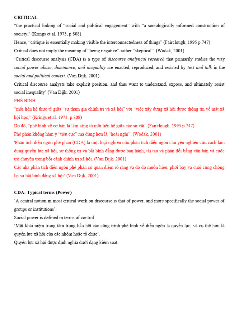 CRITICAL | PDF | Ideologies | Human Communication