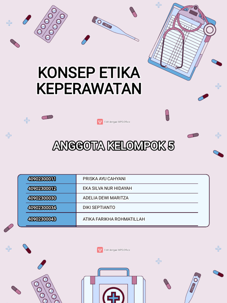 KONSEP ETIKA KEPERAWATAN KEL 5 New | PDF