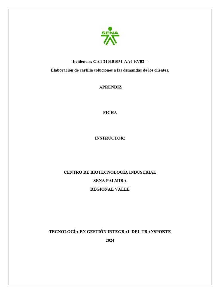 Cartilla Soluciones Demanda Clientes | PDF