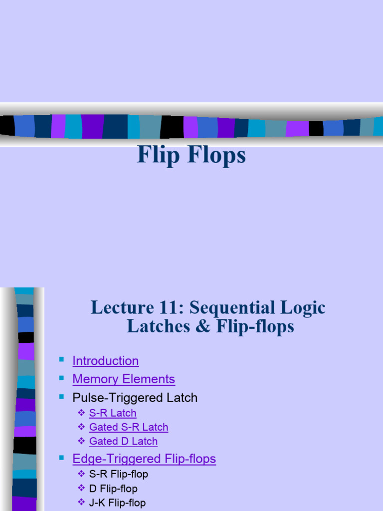 Flip Flop | PDF | Electrical Circuits | Digital Technology