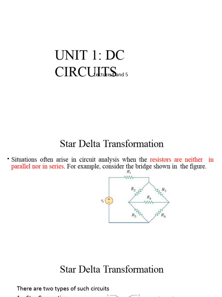 Lecture44 - 12284 - Node and Mesh Analysis | PDF | Electrical Network | Voltage