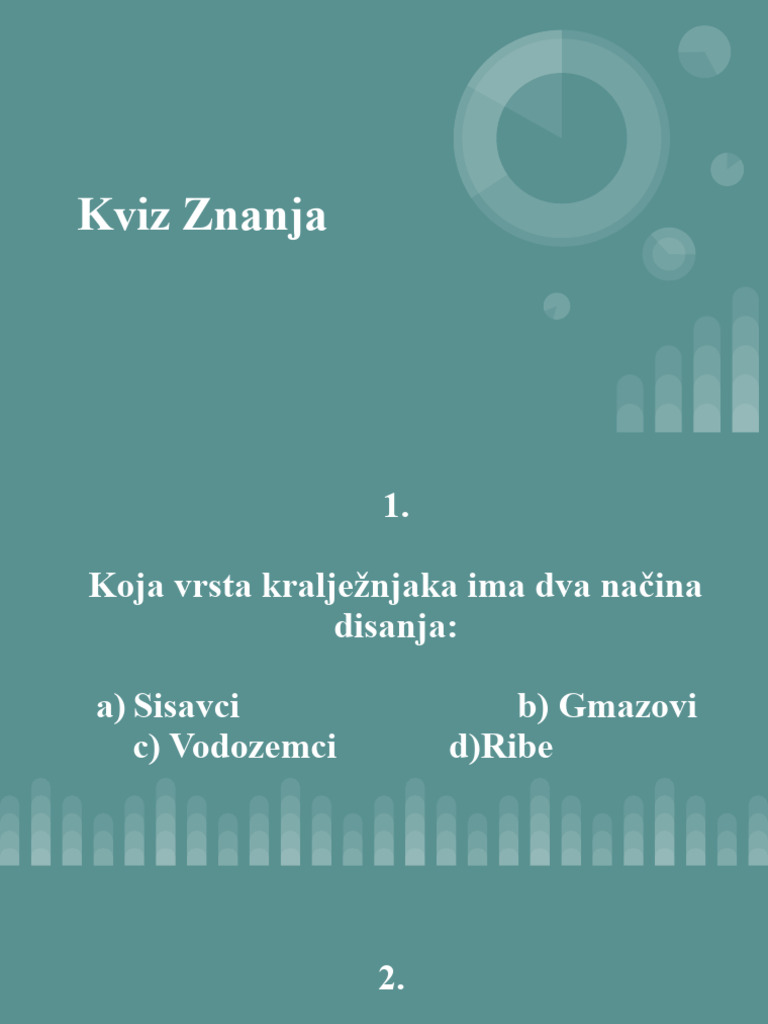 Kviz Znanja Biologija Andrea | PDF