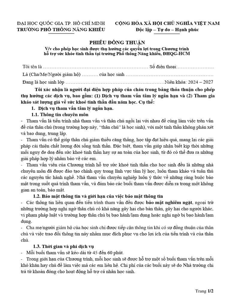 Phu Luc 2 - Phieu Dong Thuan | PDF