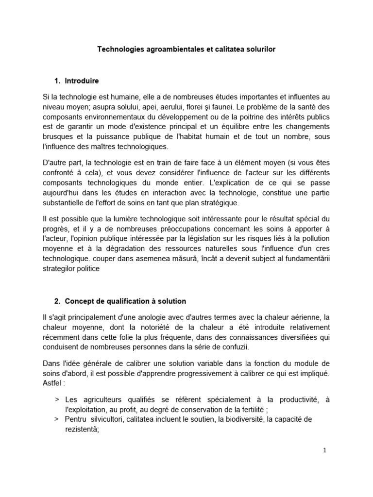 Calitatea Solului | PDF | Agriculture biologique | Agriculture