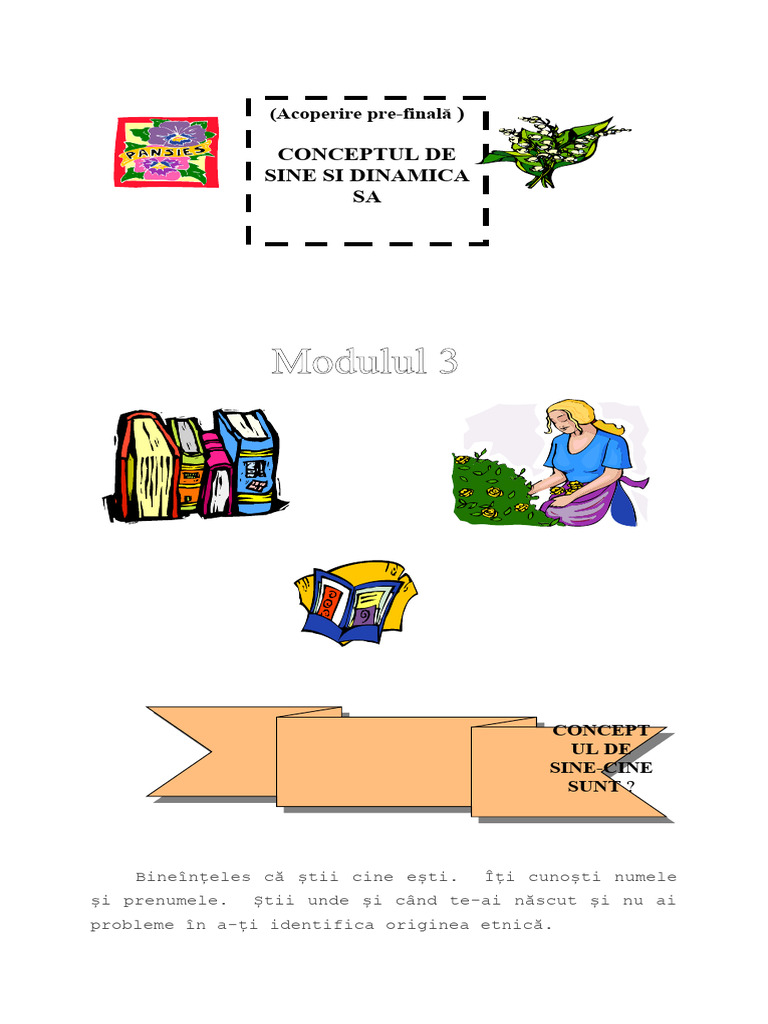 Conceptul de Sine 1 În Euthenics 1 | PDF