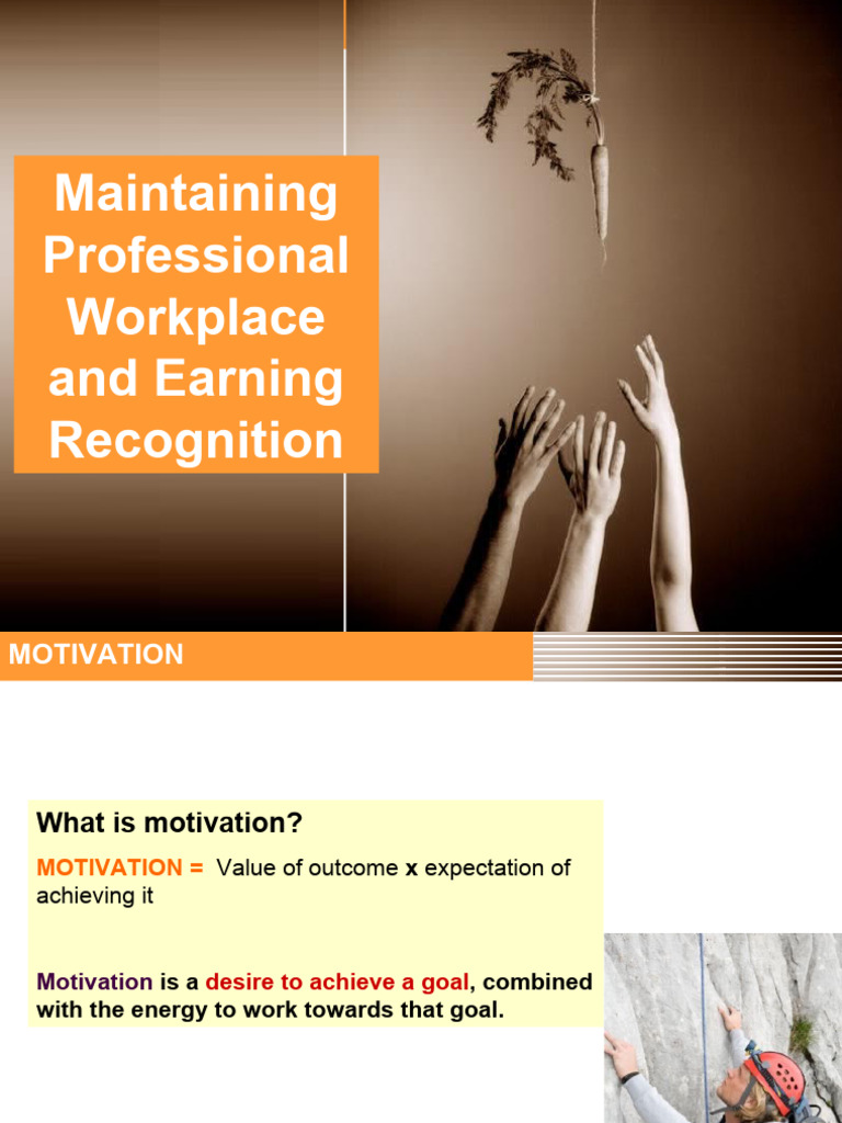 Motivating Employees for Workplace Success | PDF | Motivation ...