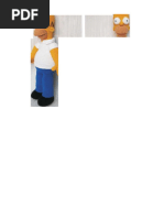 Amigurumi Patterns for Gargamel and Azrael | PDF | Crochet | Textile Arts