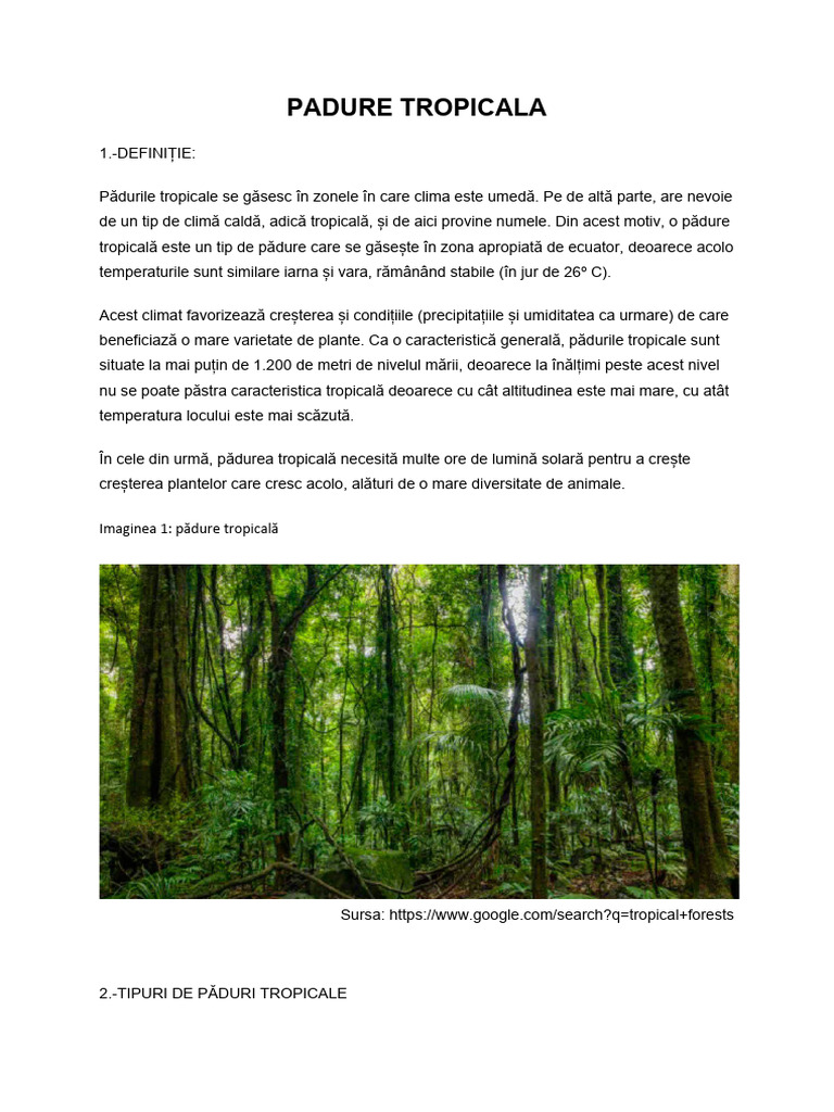 Padure Tropicala | PDF