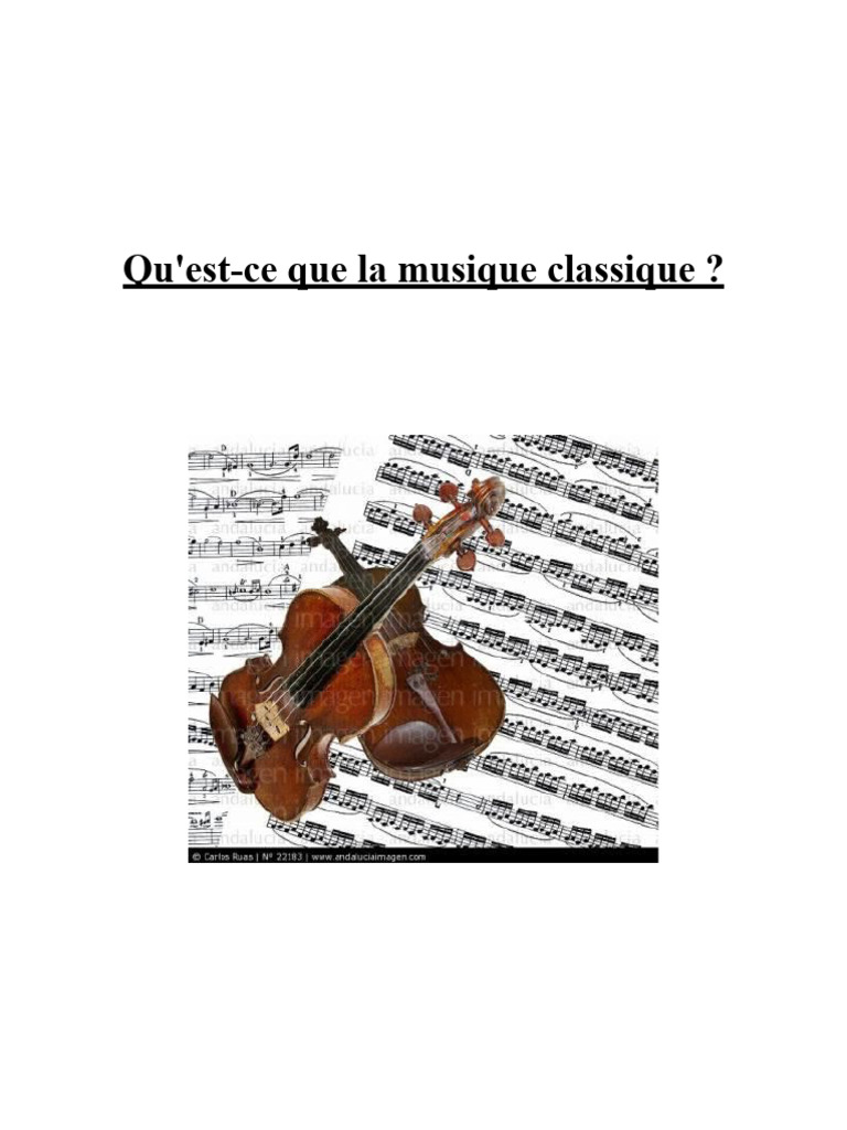 Comprendre la musique classique | PDF | Frédéric Chopin | Musique classique